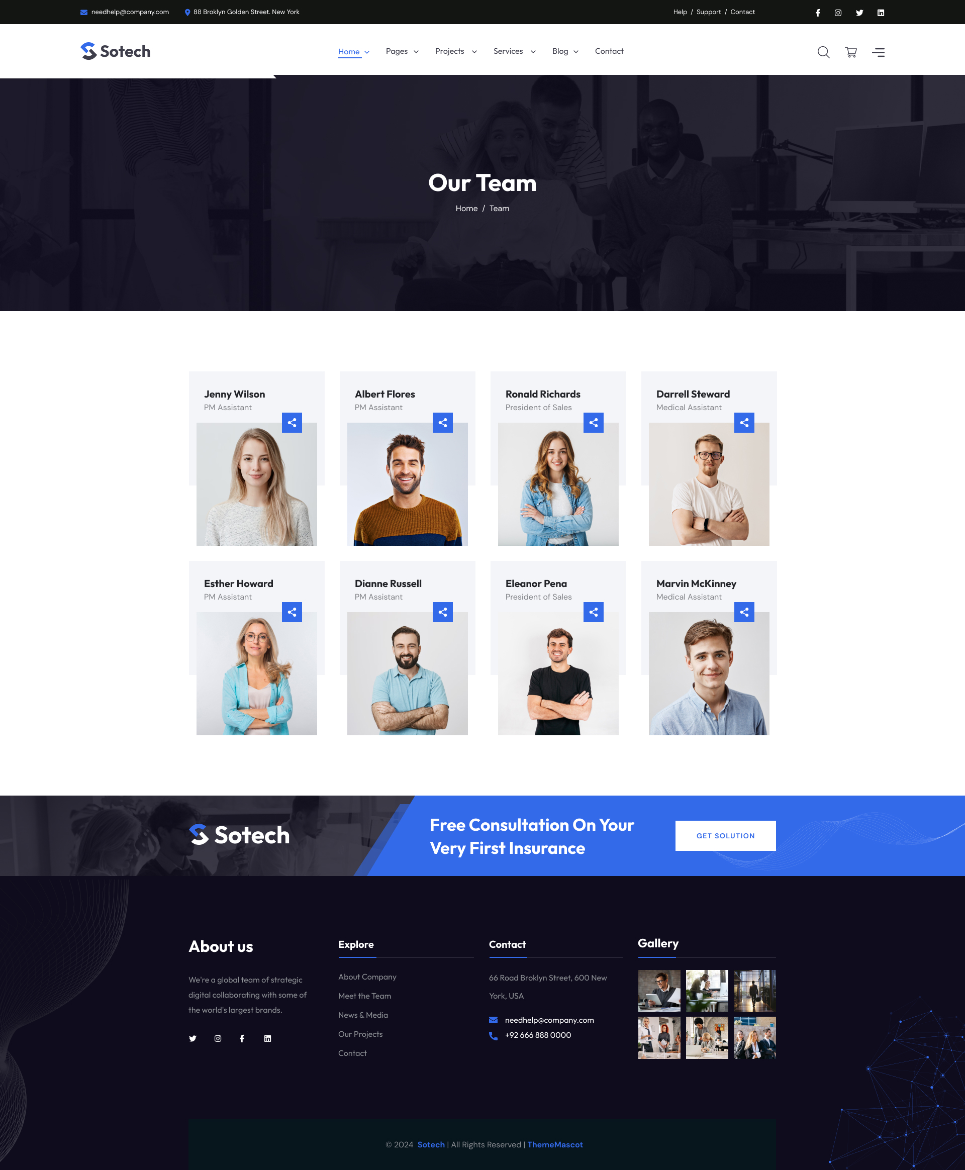 Sotech - Technology & IT Solutions Figma Template by thimshop | ThemeForest